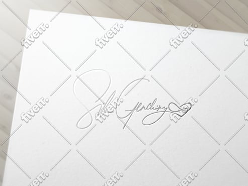 Design unique initial signature style logo by Signatron