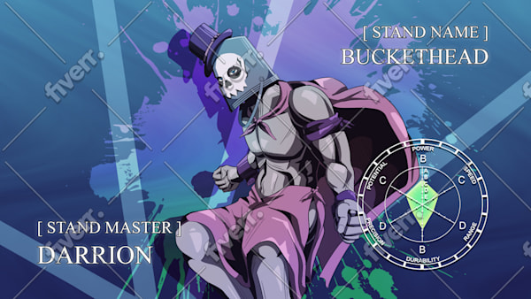 Design a custom jojo stand by Hungie