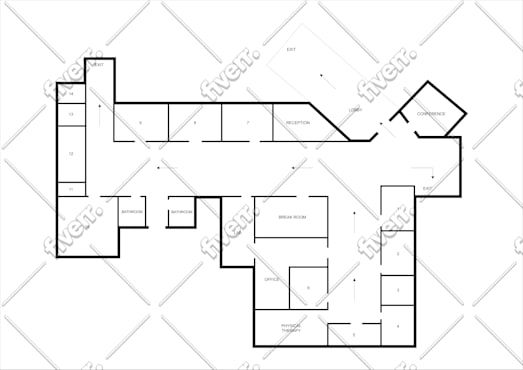Redraw floor plan for real estate agents, property manager, etc by Jack_vn