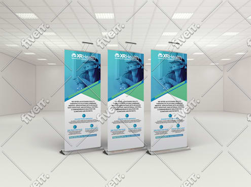 Design an amazing roll up banner by Graphicdawn