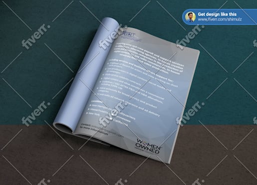 Do graphic design, brochure, magazine ad, poster, banner, pdf by Shimulz