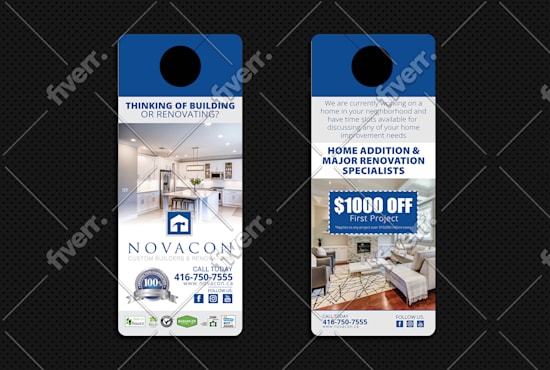 Do professional door hanger design for you by Unique_design_1
