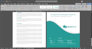 microsoft report template