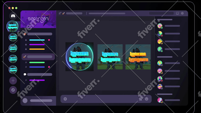 Make an animated pfp, discord server icons gif logo esports by ...