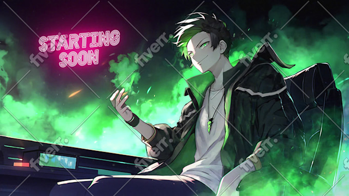 Draw and animate your brb, starting soon, twitch overlay for streamers ...