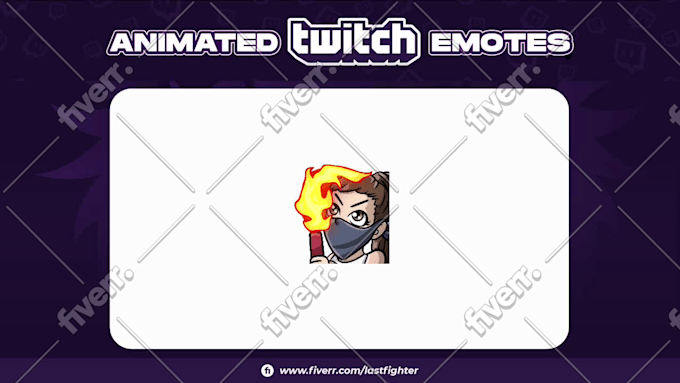 Create create animated emotes, gif emotes, bit for twitch by ...