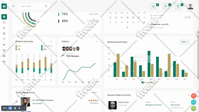 Build An Admin Panel Dashboard In Reactjs Laravel Php Tailwind Css Sass By Yinladev Fiverr
