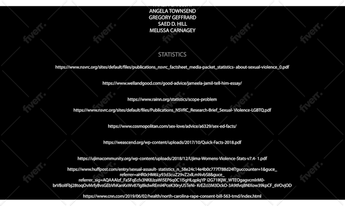 Produce end credits for your production by Radix60 | Fiverr