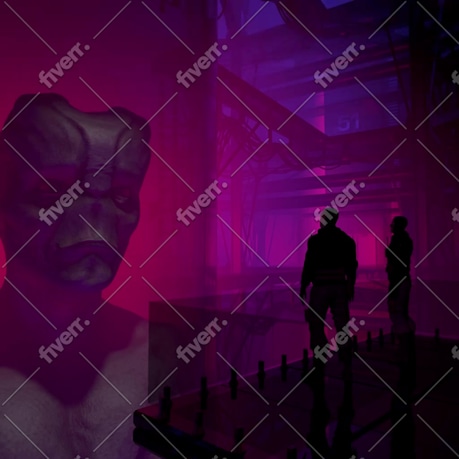 Make animated vaporwave art for you by Bomburi | Fiverr