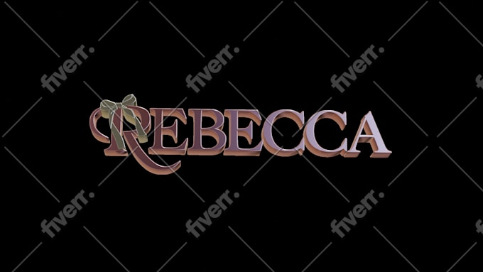 3d logo rotating and text rotating animation perfect loop by ...