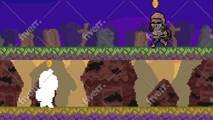 Create your pixel art animation intro by Azwaryoga | Fiverr