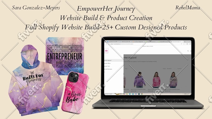 Create custom designs for print on demand products by Rebelmama93 | Fiverr
