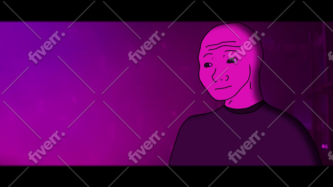 Create a story using wojak character animations by Xiwaart | Fiverr