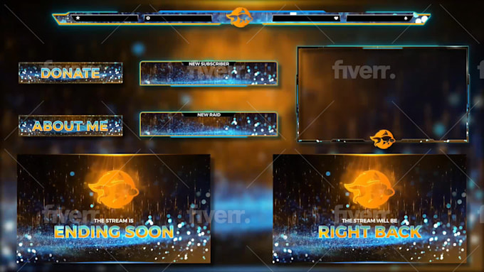 Create best streamlab, streamyard, youtube overlay, obs overlay for ...