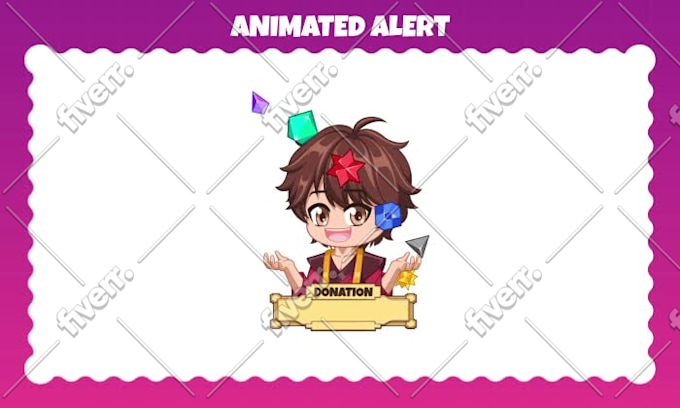 Create custom animated twitch alerts by Gangnamcreative | Fiverr