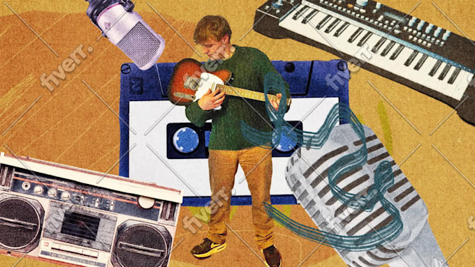 Make a digital paper collage animation by Jiseonlee | Fiverr