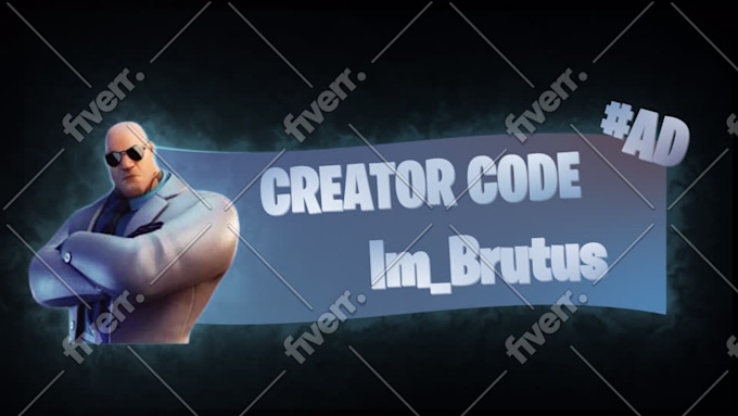 Make you a fortnite support a creator code overlay by Graphicsgl | Fiverr