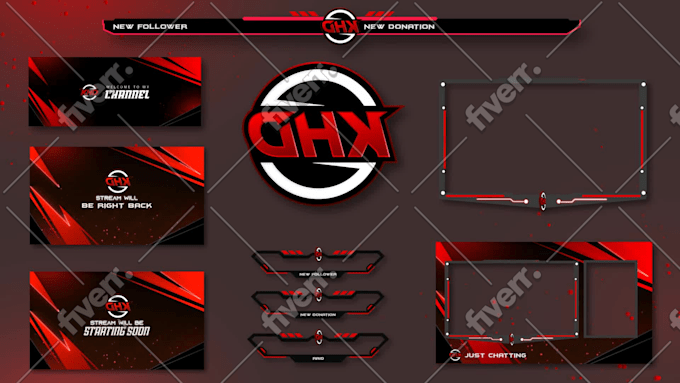 Enhance your stream visuals with animated graphics by Visual_art_7 | Fiverr