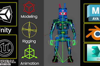 24 Best 3d Model Rigging Services To Buy Online | Fiverr