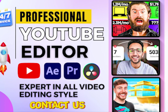 Youtube video editing services | Fiverr