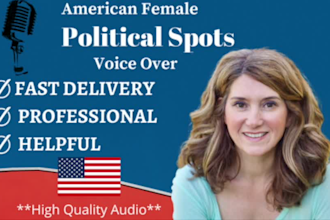 12 Best freelance female voice over artists for hire in February 2025