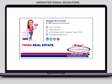 Design static and animated attractive email signature gif by Astopari03 ...