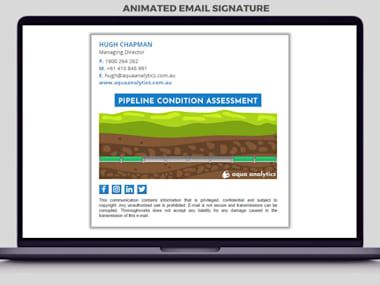 Design static and animated attractive email signature gif by Astopari03 ...