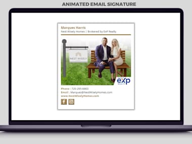 Design static and animated attractive email signature gif by Astopari03 ...