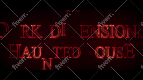 Create a custom stranger things intro with your text by Lasanim