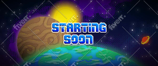 Create pixel art stream overlays and graphics by Idkpixel