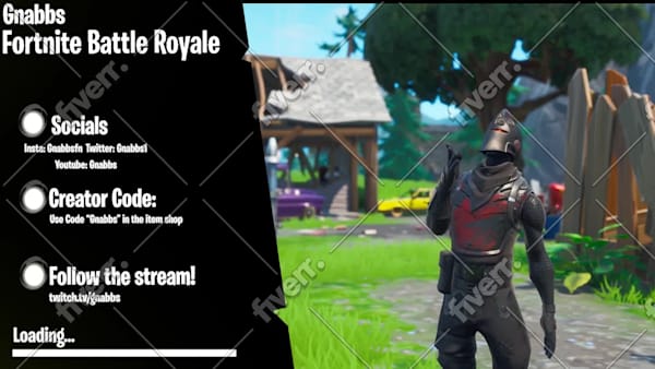 Create a custom fortnite loading screen by Blueey3