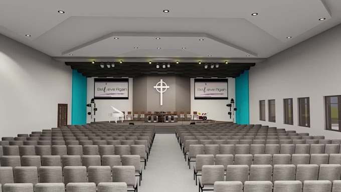 Modern Church Interior Design Concepts