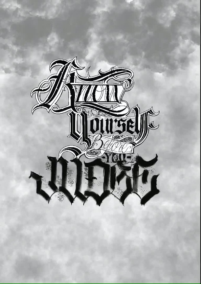 Make Your Own Tattoo Lettering Design 60 Word Tattoo Ideas That Say It