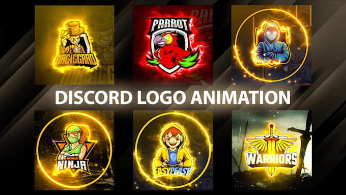 Design animated discord logo animation, pfp, icon and banner animated ...