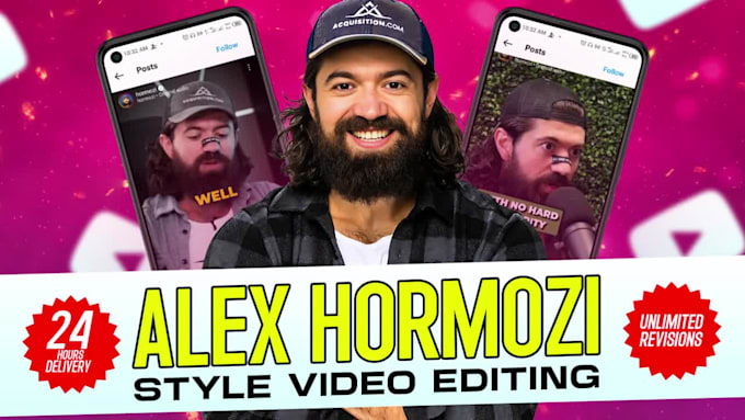 Edit youtube shorts, reels and tiktok in alex hormozi style captions by Aena213 | Fiverr