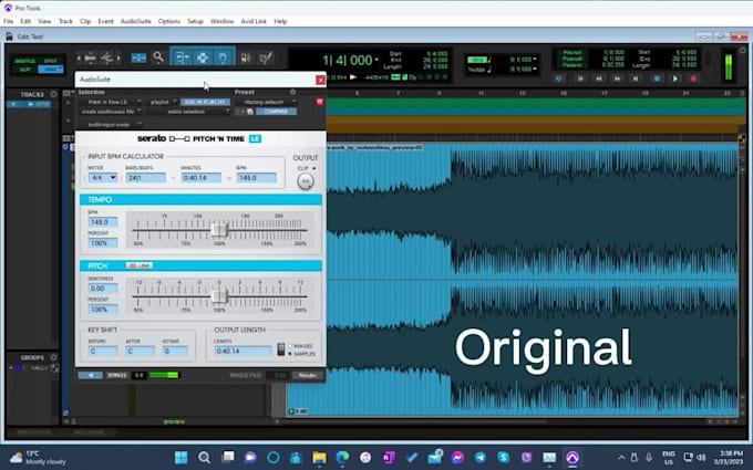 Transpose and time stretch your audio file by Nickmishkou | Fiverr