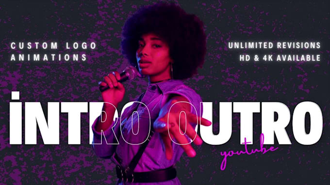 Create eye catchy custom video intro outro for youtube in 4k by ...