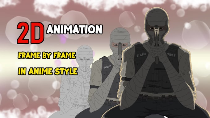 Do animation in anime style with frame by frame by Aniframe | Fiverr