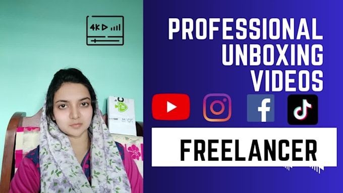 Create a professional unboxing, review video in 4k and put it on ...
