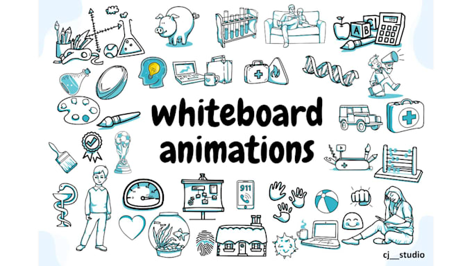 Create engaging whiteboard explainer doodle videos in videoscribe by Cj__studio | Fiverr