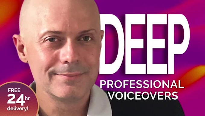 Be your deep commercial epic american male voice over actor tv radio ...