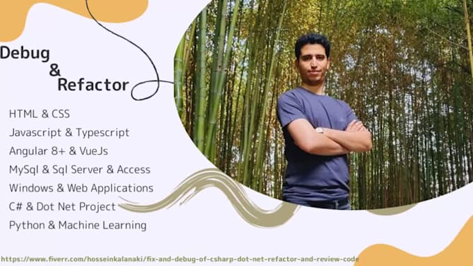 Fix, debug, refactor, and review all code with discount by Hosseinkalanaki | Fiverr