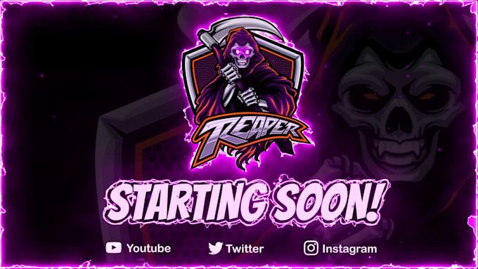 Create animated brb, intro, static offline screen for twitch by Angela ...