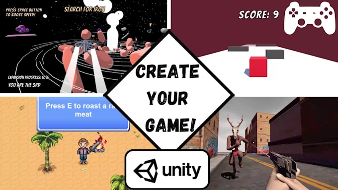 Make 3d, 2d games for pc or mobile by Blaster_games | Fiverr