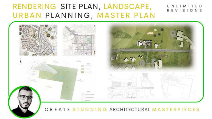 Render 2d site, master, and landscape plan in photoshop by Yasser_bns ...