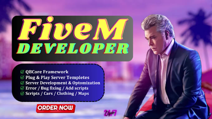 Fix, create, or optimize your fivem server and scripts by Mr_dx_dev | Fiverr