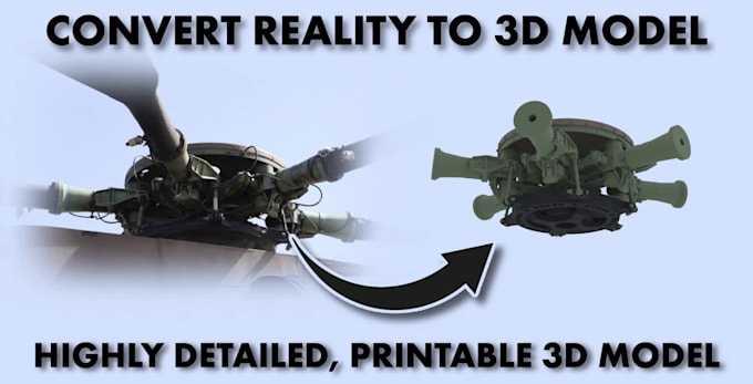 Make a highly detailed printable 3d model of your idea by Oren5107 | Fiverr