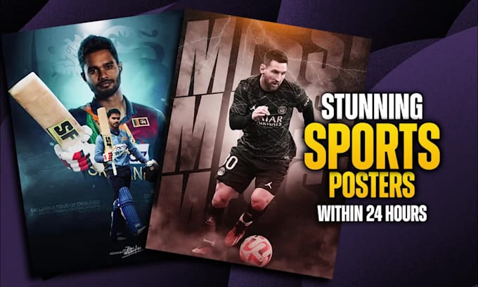 Design creative sports posters and flyers by Dasun8 | Fiverr