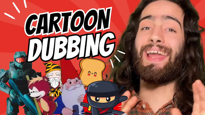 Provide professional cartoon dubbing with unique character voices by ...