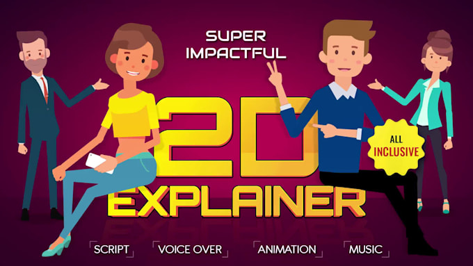 Create 2d animated explainer video by Xpressvdo | Fiverr
